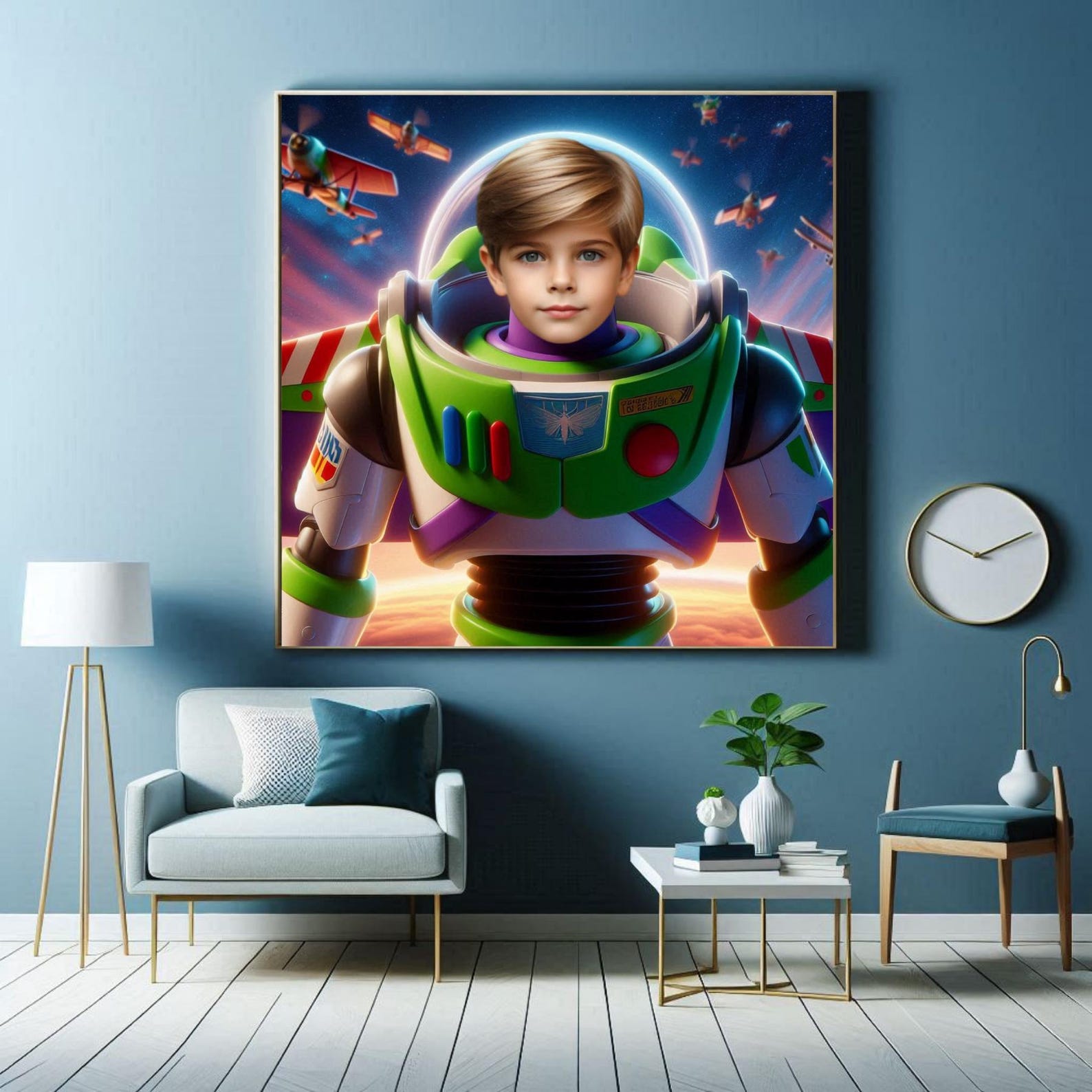 Personalized Buzz Lightyear Portrait: Custom Toy Story Gift (digital ...