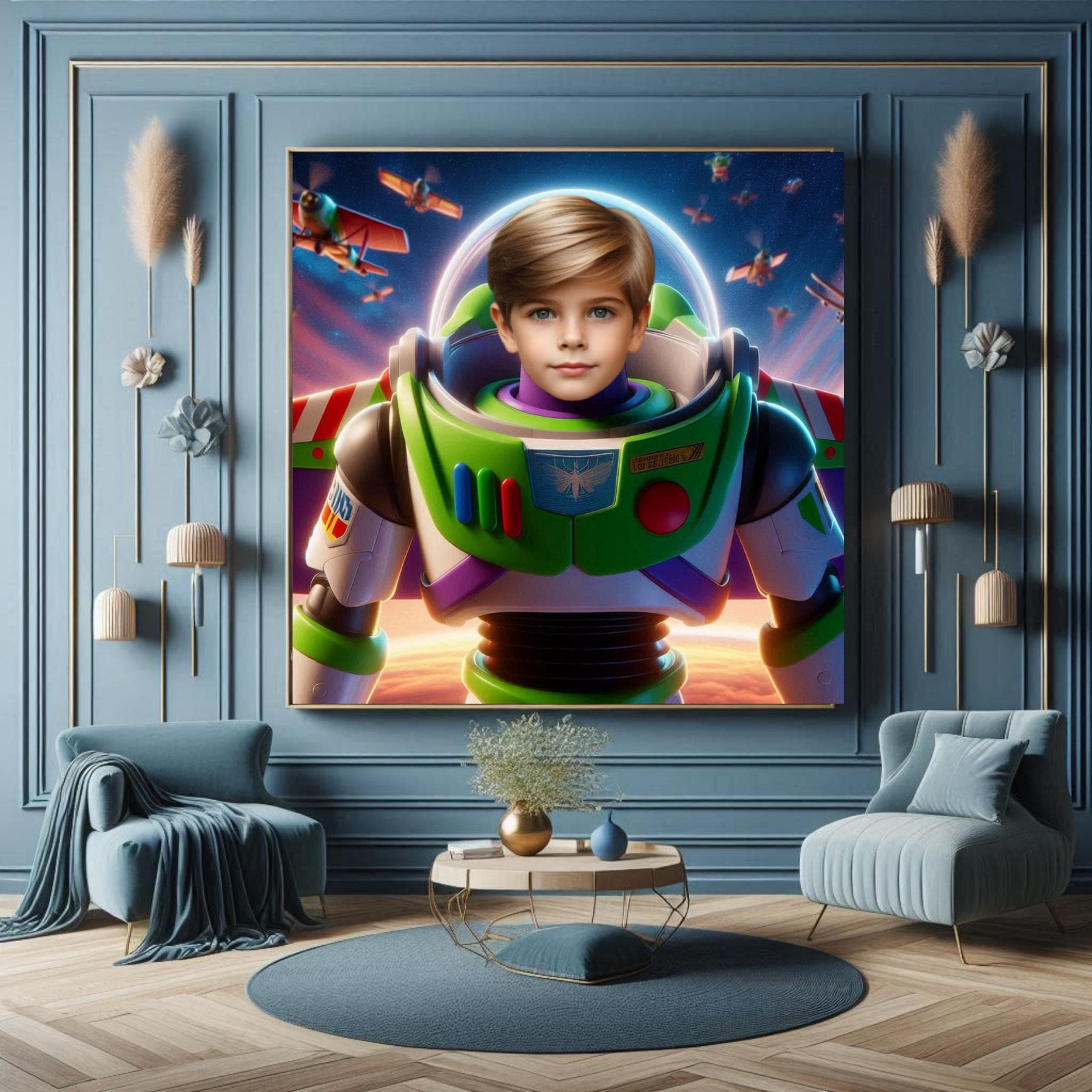 Personalized Buzz Lightyear Portrait: Custom Toy Story Gift (digital ...
