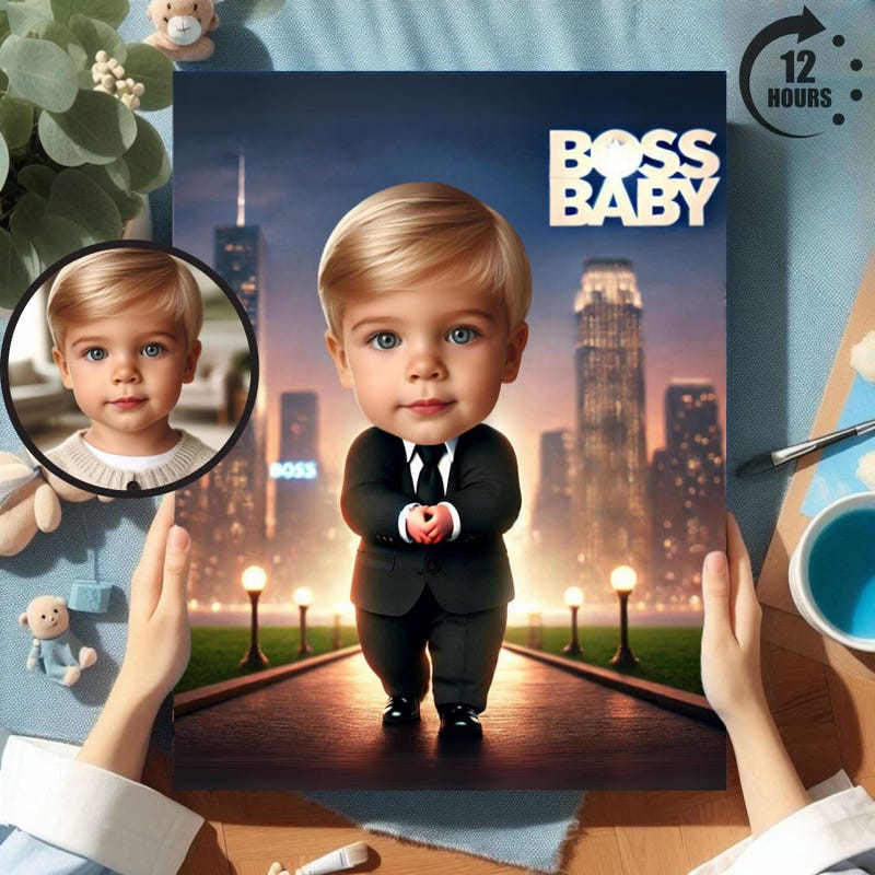 Boss Baby Backdrop - Etsy