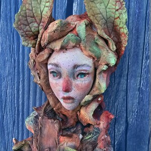 Autumn Nature Sprite Ceramic Sculpture by Artist Victoria Rose Martin ...
