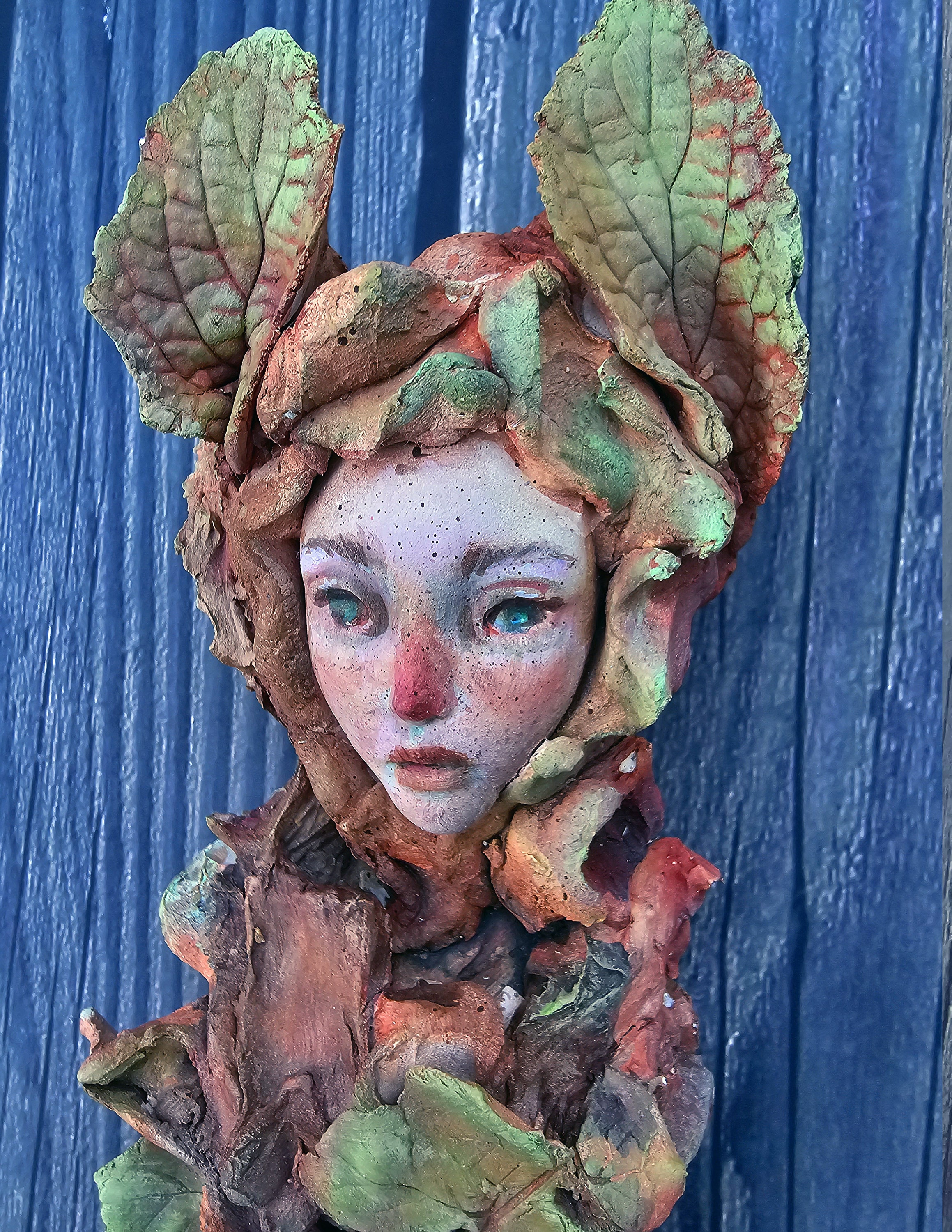 Autumn Nature Sprite Ceramic Sculpture by Artist Victoria Rose Martin ...