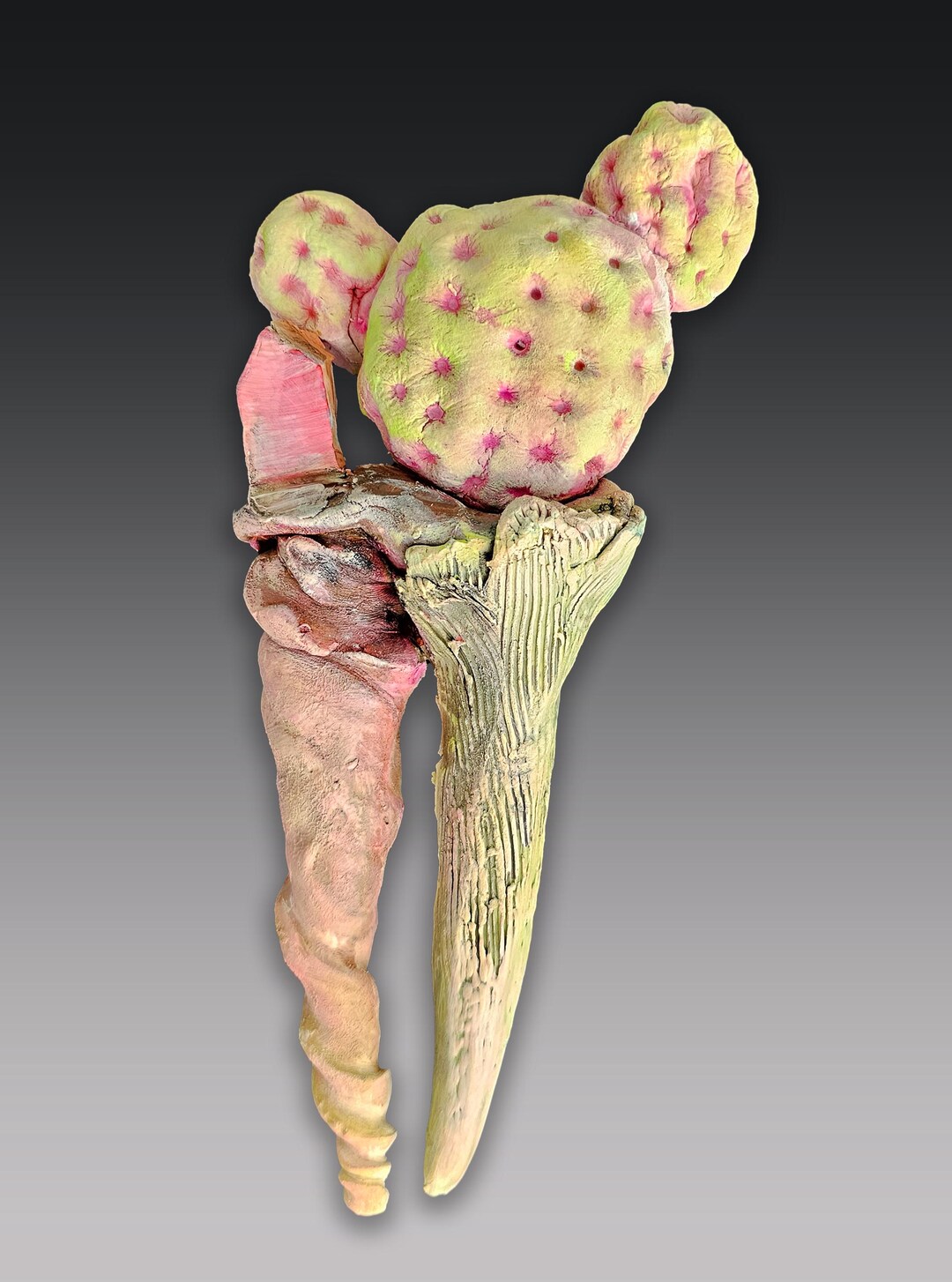 Cactus 2 Ceramic Wall Sculpture by Artist Victoria Rose Martin - Etsy