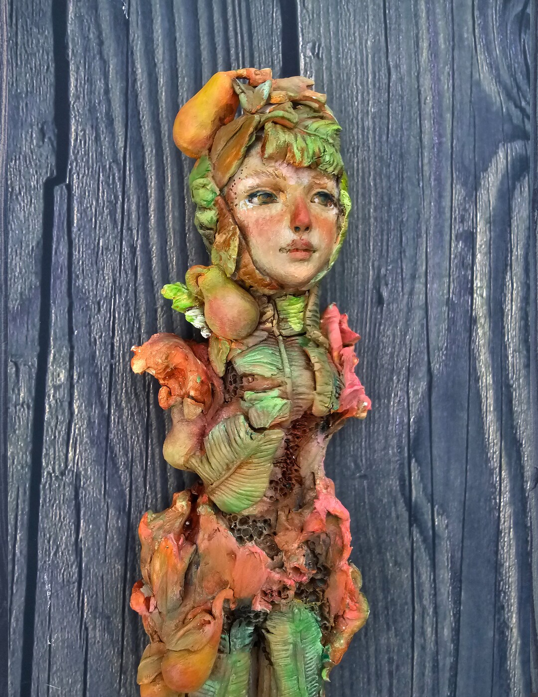 Leafy Love Ceramic Sculpture by Artist Victoria Rose Martin - Etsy
