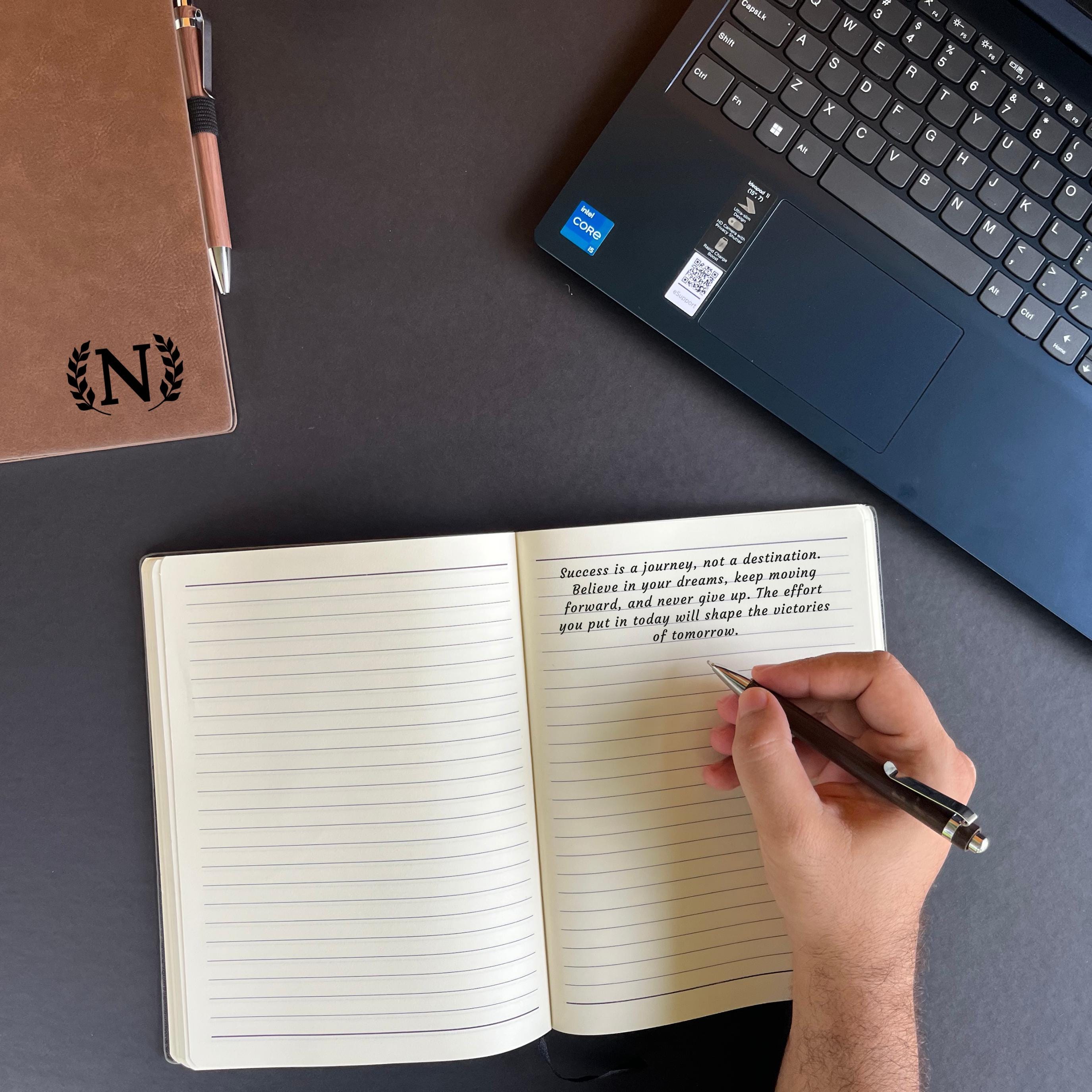 Personalized Leather Journal, Corporate Logo Gift, Business Gift ...