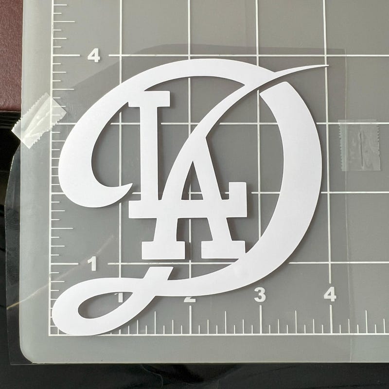 Dodger Car Window Decal - Etsy