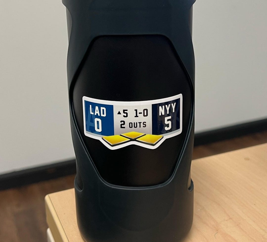 Dodgers Yankees 2024 World Series 5th Inning Vinyl Sticker 3”x1.36” - Etsy