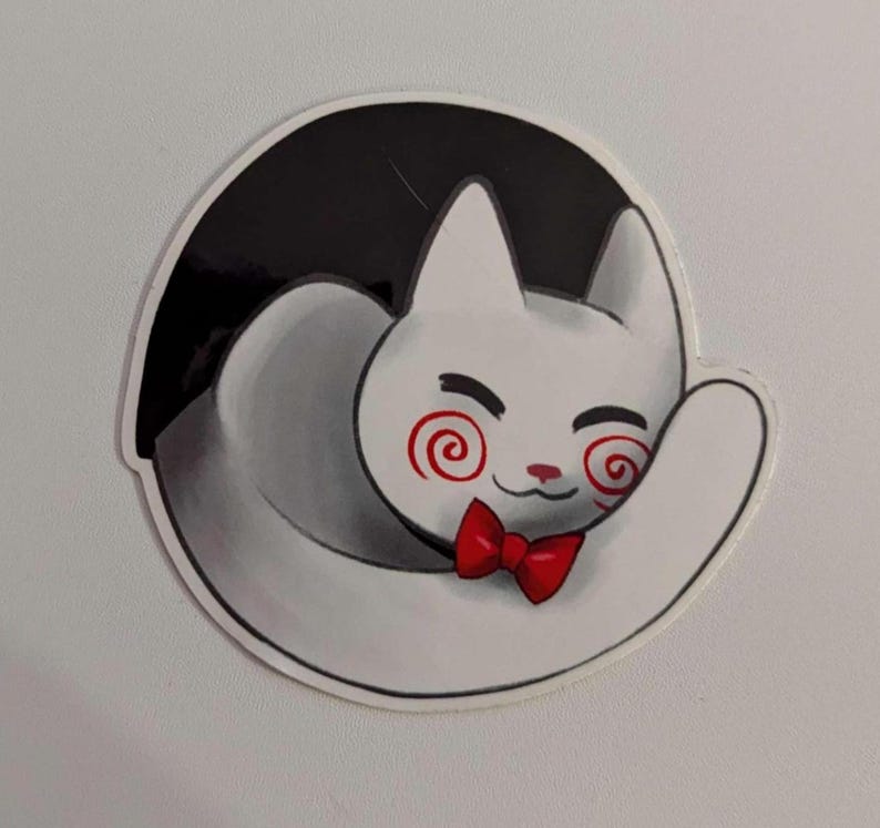 Horror Icons / Slasher Cats Stickers 2.5" Vinyl Glossy Stickers / Ghost ...