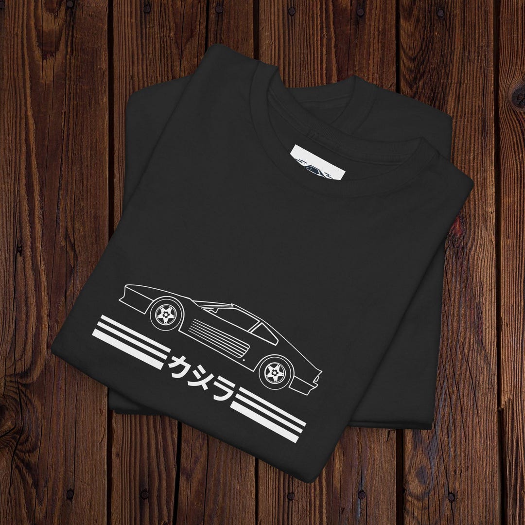 Minimalistic Ferrari Testarossa Unisex T-shirt, Sports Car Lover Gift ...