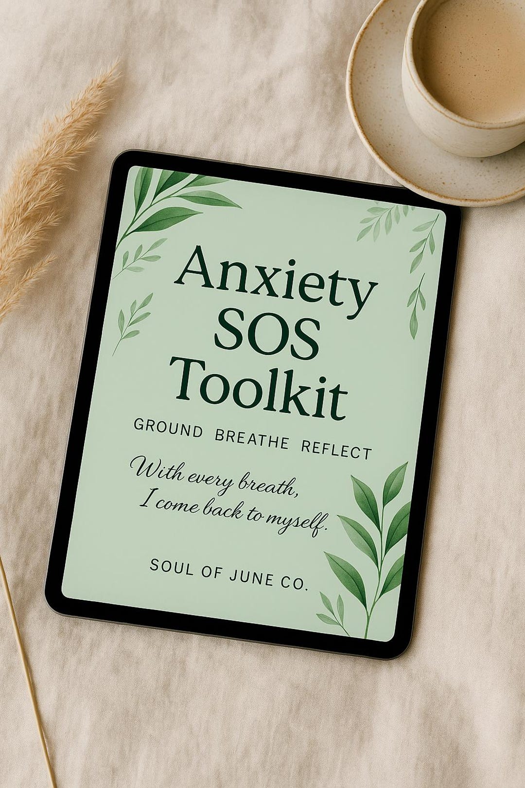 Anxiety SOS Toolkit PDF – Grounding Exercises, Breathwork & EFT Guide ...