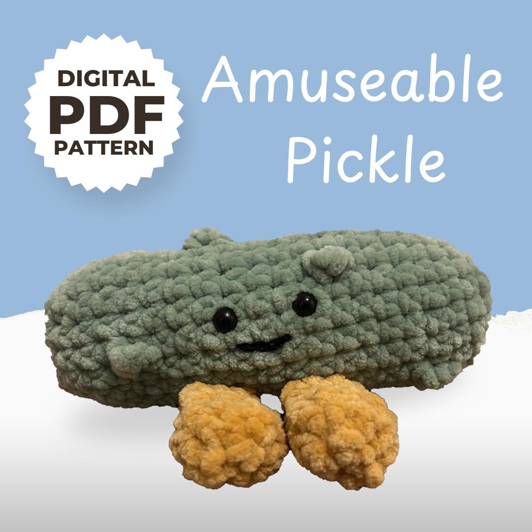 Amuseable Crochet Pickle Digital Pattern - Etsy