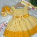 Handmade Crochet Yellow Baby Outfit. Set for New Born. Coming Home ...