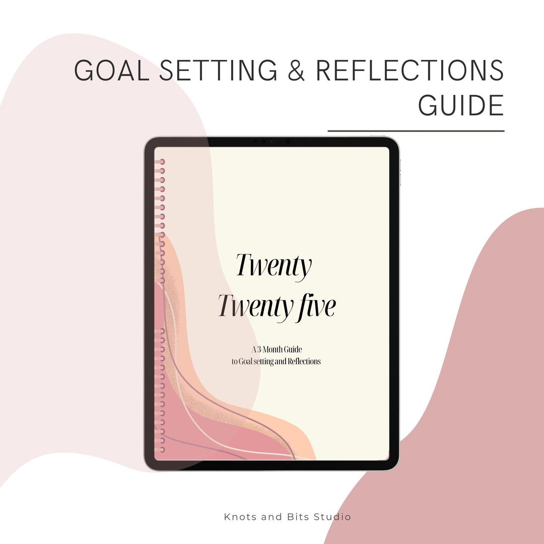 Goal Setting and Reflections Guide | Morning Mindset Journal ...