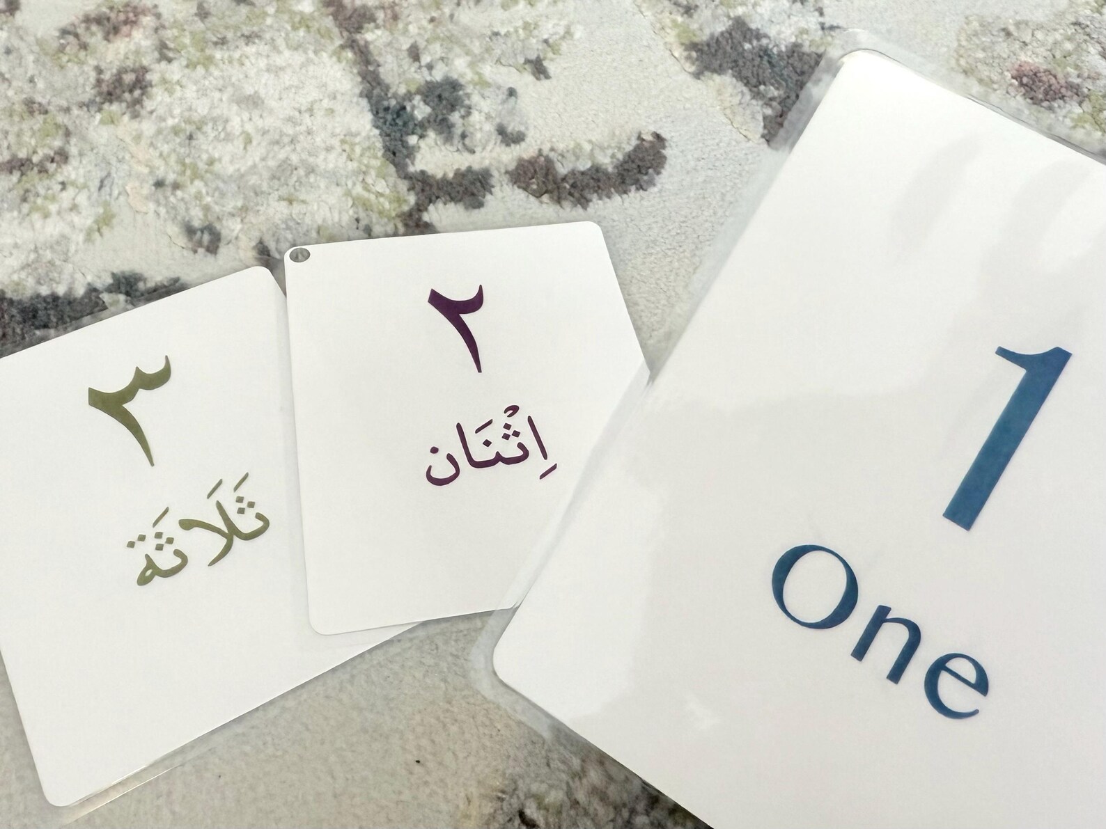 Simple Arabic Number Flashcards 0-20 / ٠-٢٠ - Digital Printable - Etsy