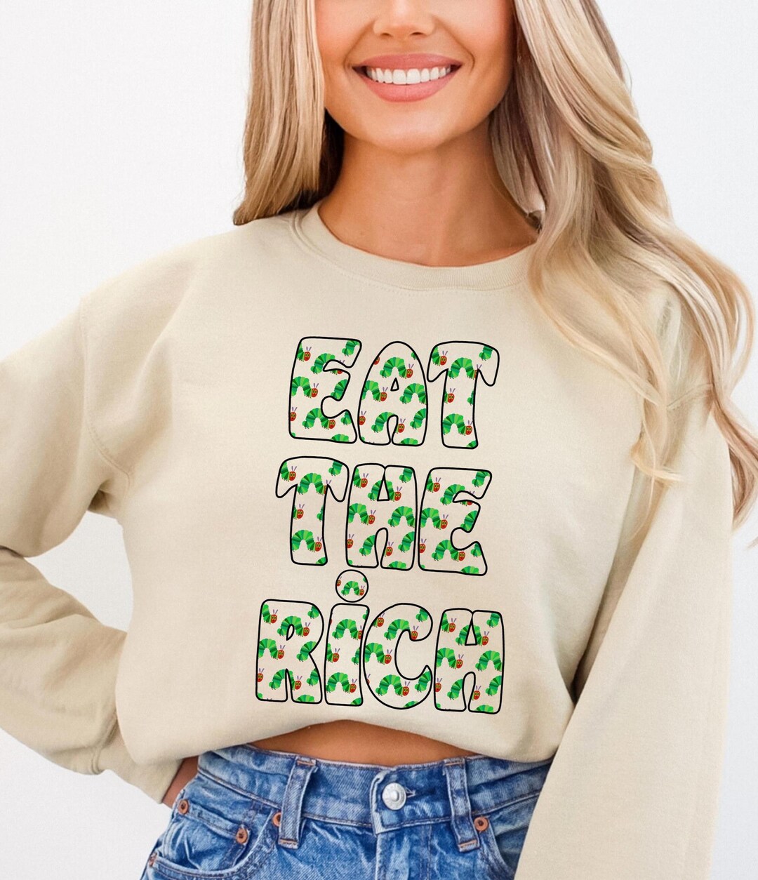 Eat the Rich Sweatshirt: Social Justice Anti-capitalist Activist Shirt ...