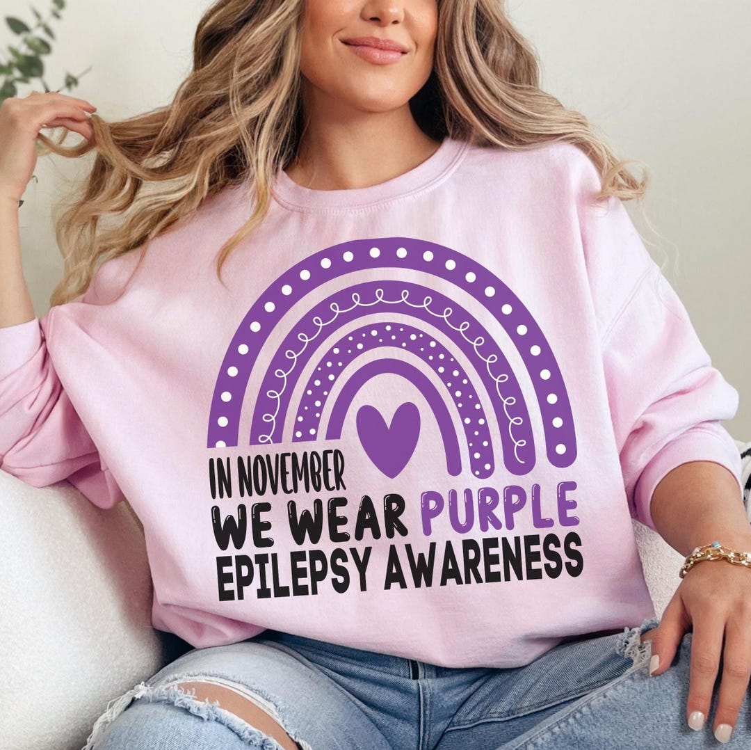 Epilepsy Awareness Crewneck Sweatshirt, Neurodiversity T-shirt ...