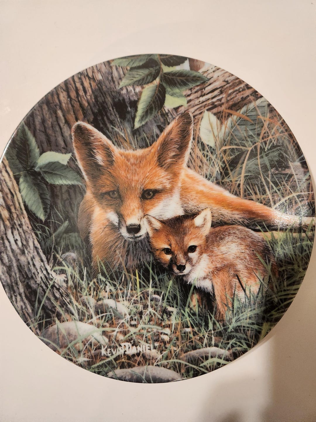 The Fox by Kevin Daniel, Edwin M Knowles Plate, Plate Number 6939A - Etsy
