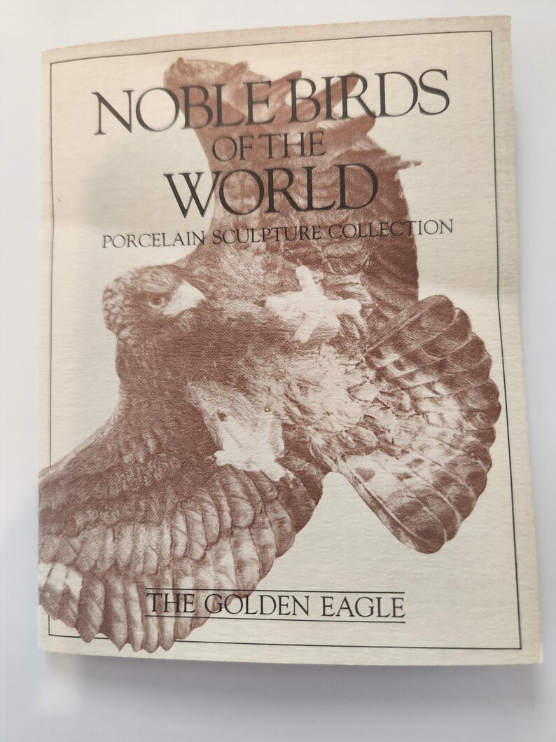 The Golden Eagle Sculpture by Artist George Mcmonigle and Franklin Mint ...