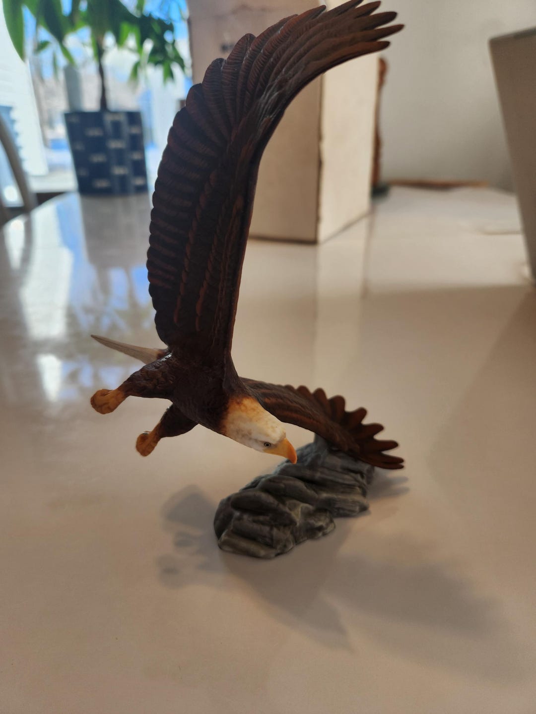 American Bald Eagle Porcelain Sculpture by George Mcmonigle, Franklin ...