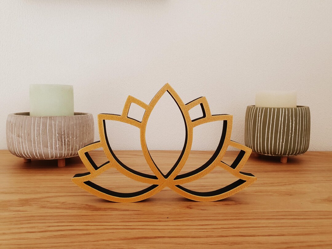 Yoga Lotus Flower Figure Lotus Flower Decoration Lotus Flower of Life ...