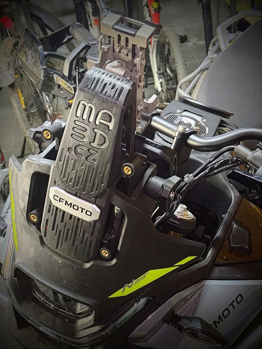 Stable Mount for Phone/gps-unit for Cfmoto 450MT Motorbike. - Etsy
