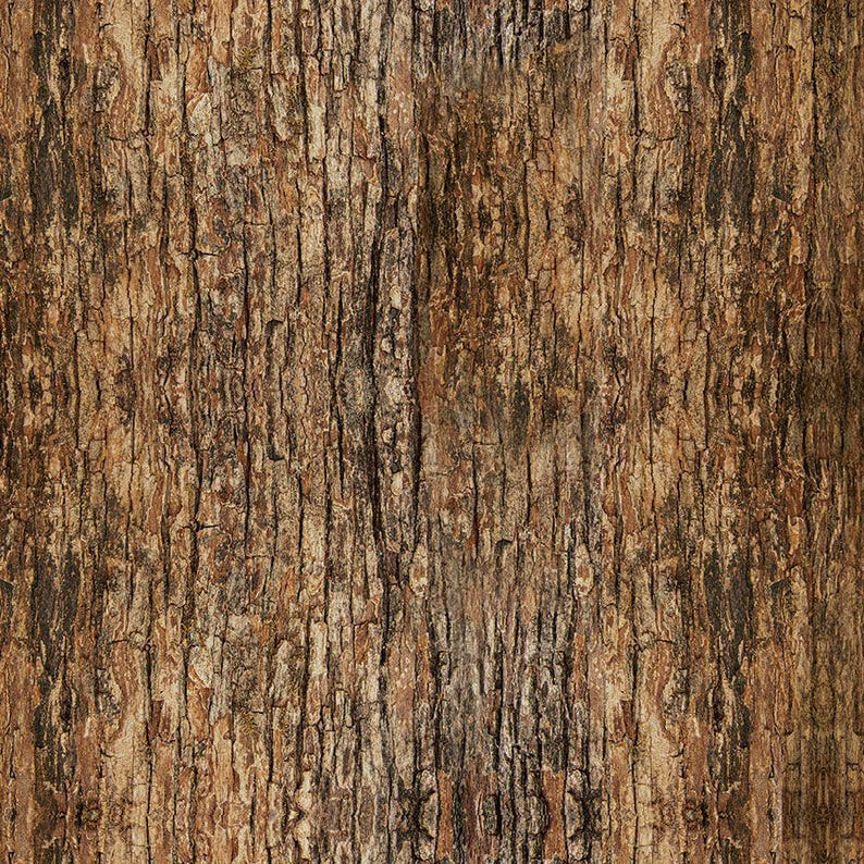 Tree Pine Bark Cotton Fabric: Timeless Treasures Quilting Material ...