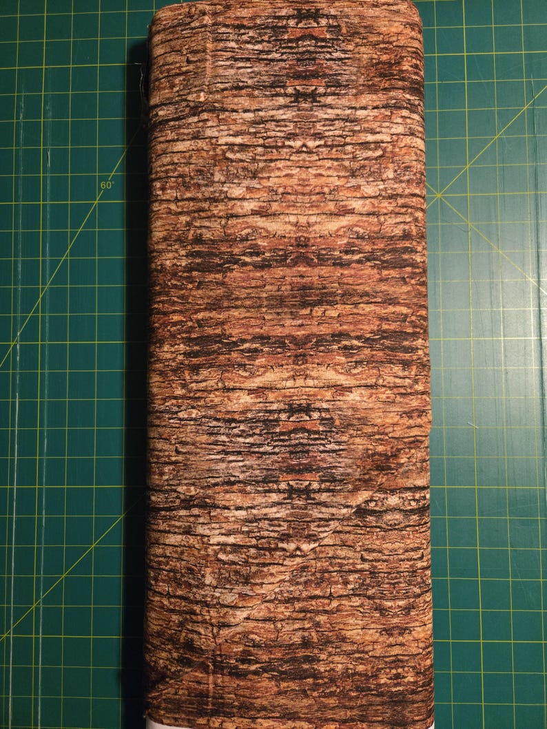 Tree Pine Bark Cotton Fabric: Timeless Treasures Quilting Material ...