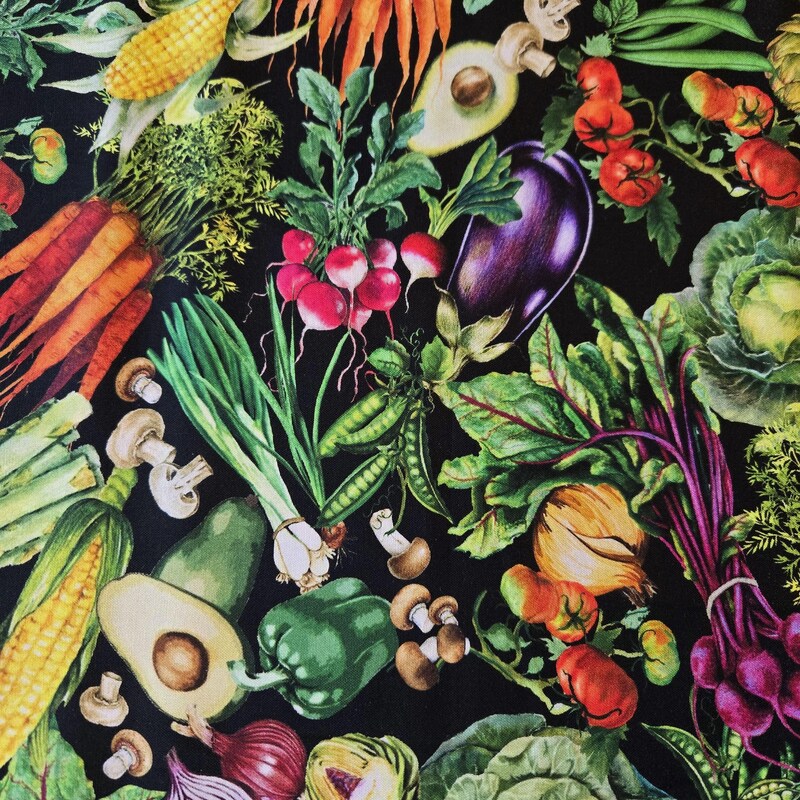 Vegetable Fabric - Etsy