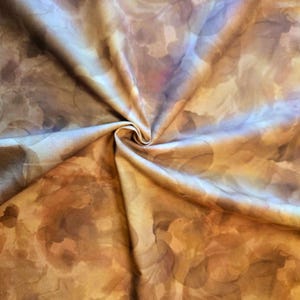 Brown Pecan Cotton Fabric, QT Fabrics Aura Soft Texture Quilting ...