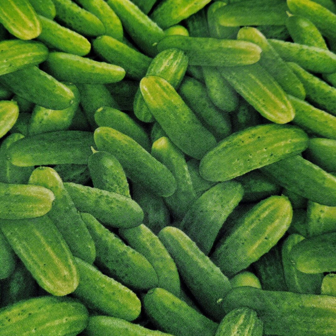 Cucumber Pickles Fabric: Elizabeth's Studio Cotton Quilting Fabric - Etsy