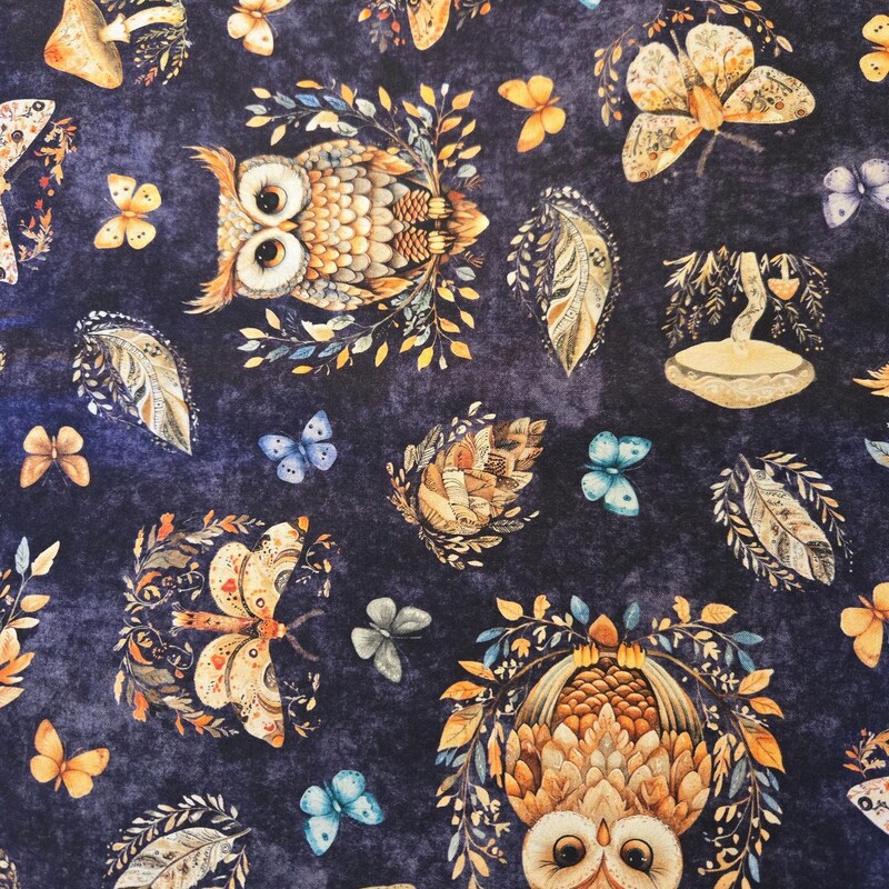 Owl Fabric - Etsy