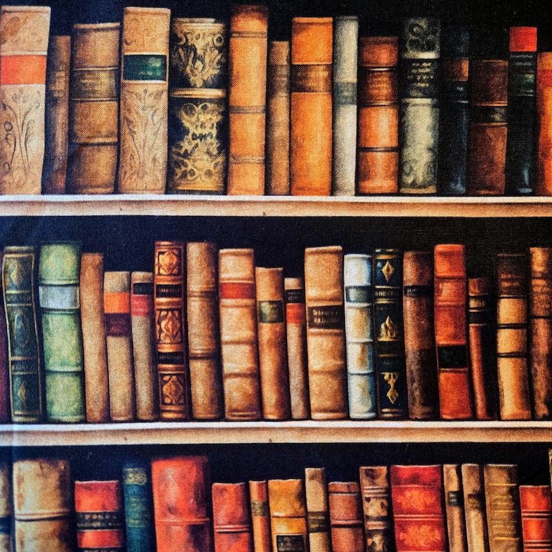 Book Novelty Fabric - Etsy