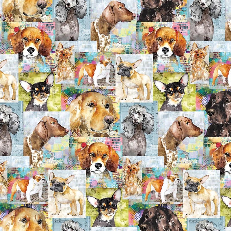Dog Fabric - Etsy