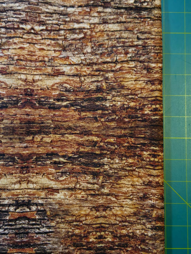 Tree Pine Bark Cotton Fabric: Timeless Treasures Quilting Material ...