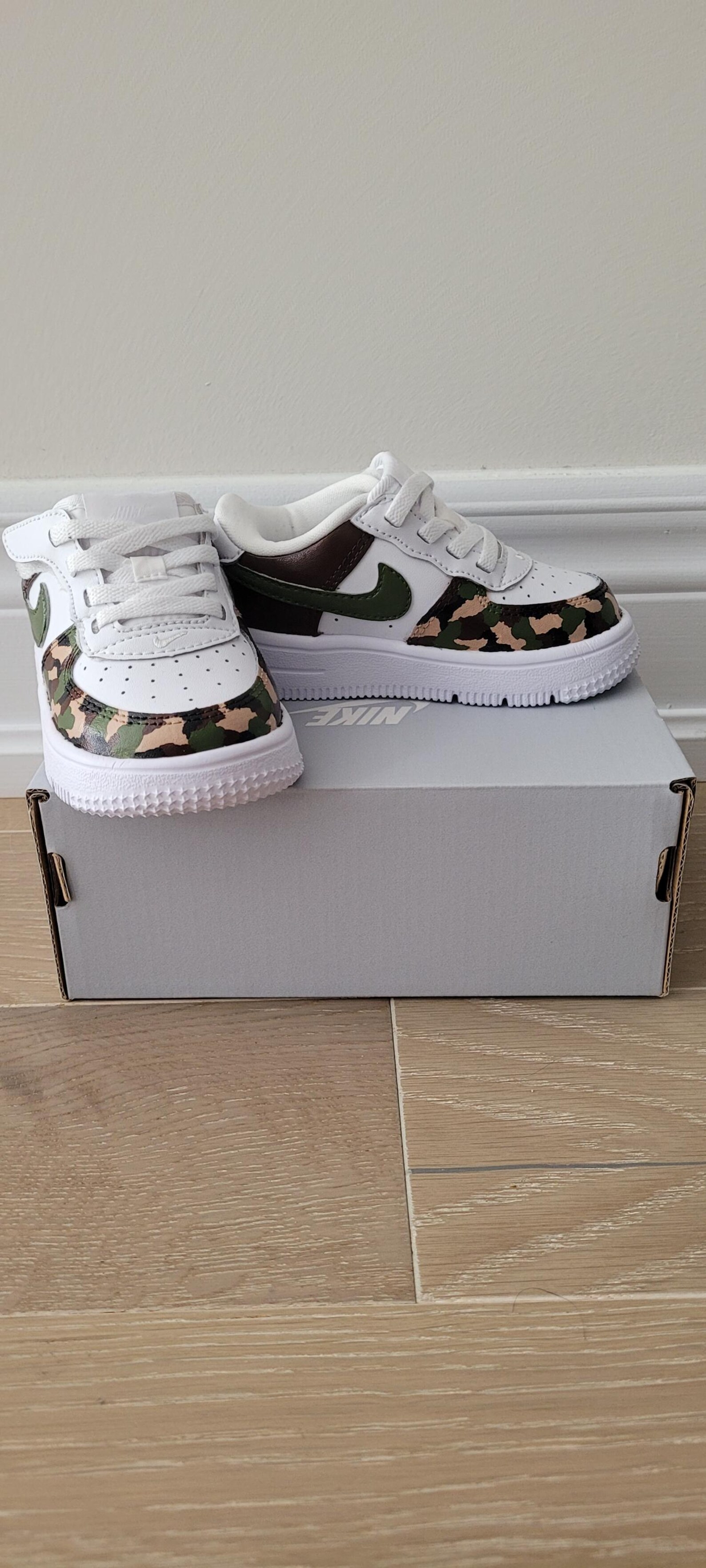 Custom Camo Air Force 1 | Personalized Camouflage AF1 | Customized ...
