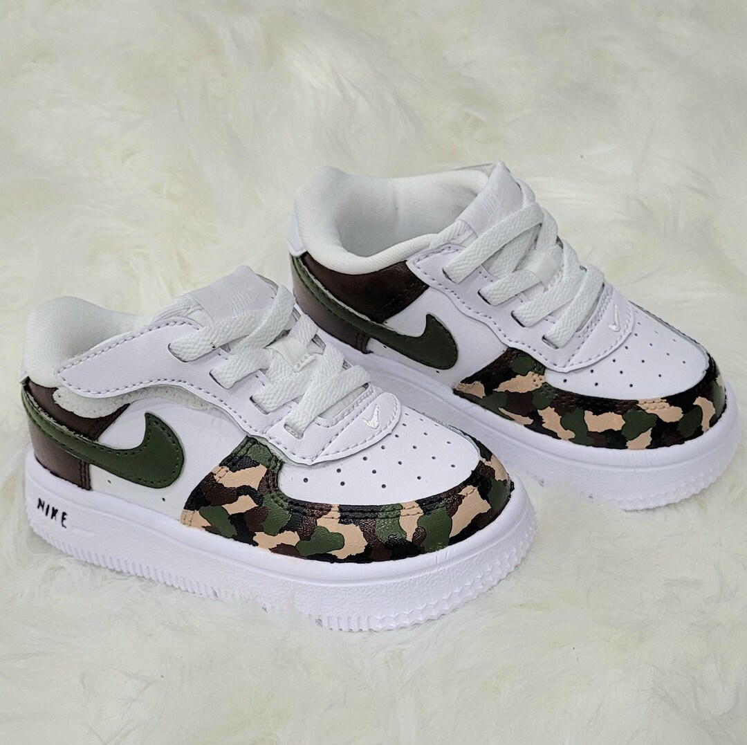 Custom Camo Air Force 1 | Personalized Camouflage AF1 | Customized ...
