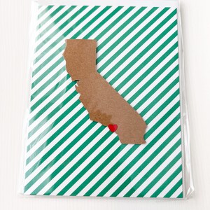 California Love Card, Long Distance Relationship Gift - Etsy