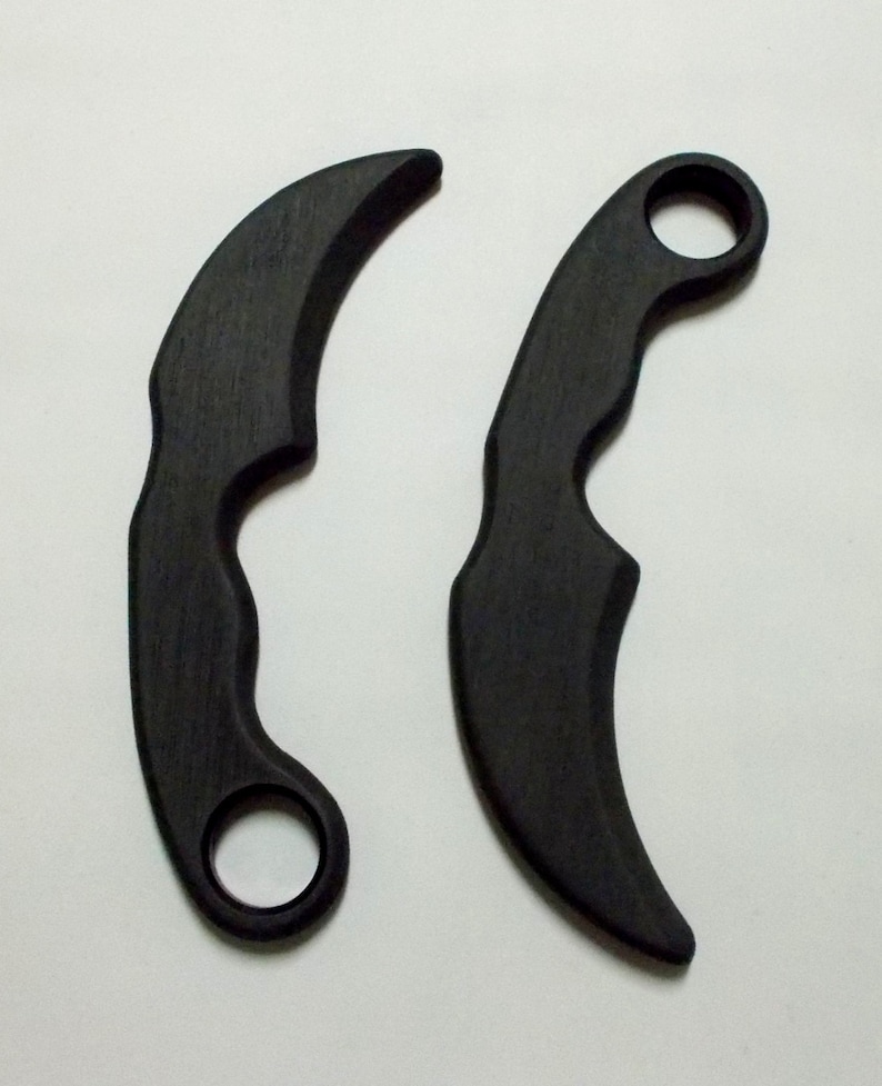 Karambit Pair Training Polypropylene Knives Kerambit Practice - Etsy