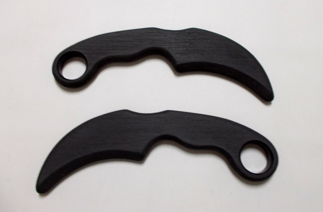 Karambit Pair Training Polypropylene Knives Kerambit Practice Knife ...