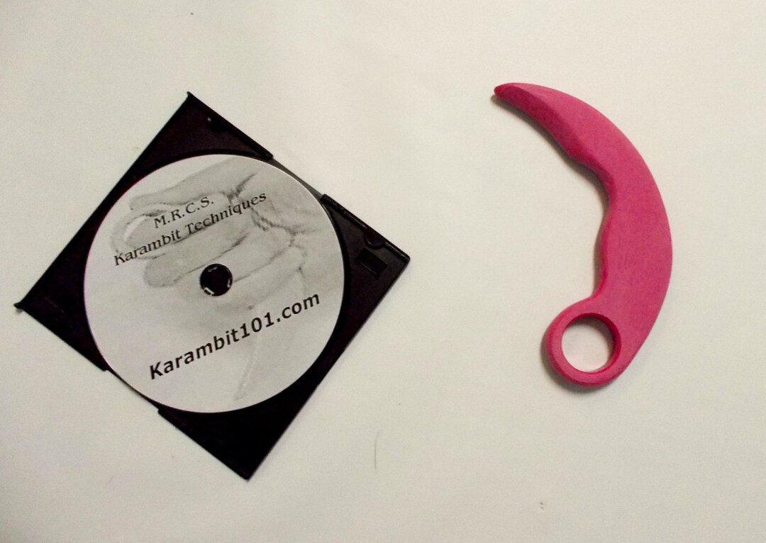 Pink Training Polypropylene Karambit Knife Pencak Silat Karambit ...
