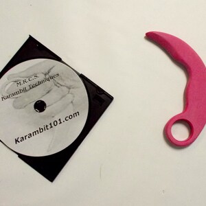 Pink Training Polypropylene Karambit Knife Pencak Silat Karambit ...