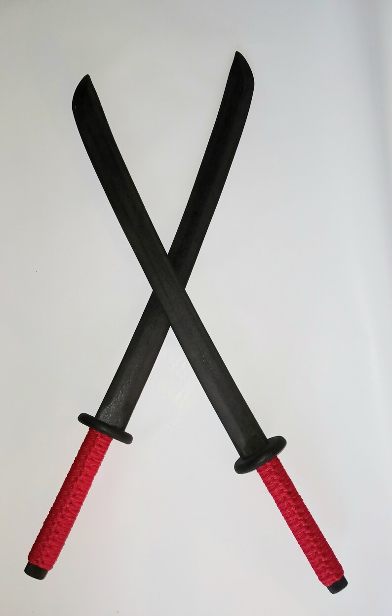 Wakizashi Set of 2 Samurai Sword Training Polypropylene Bokken Replica ...