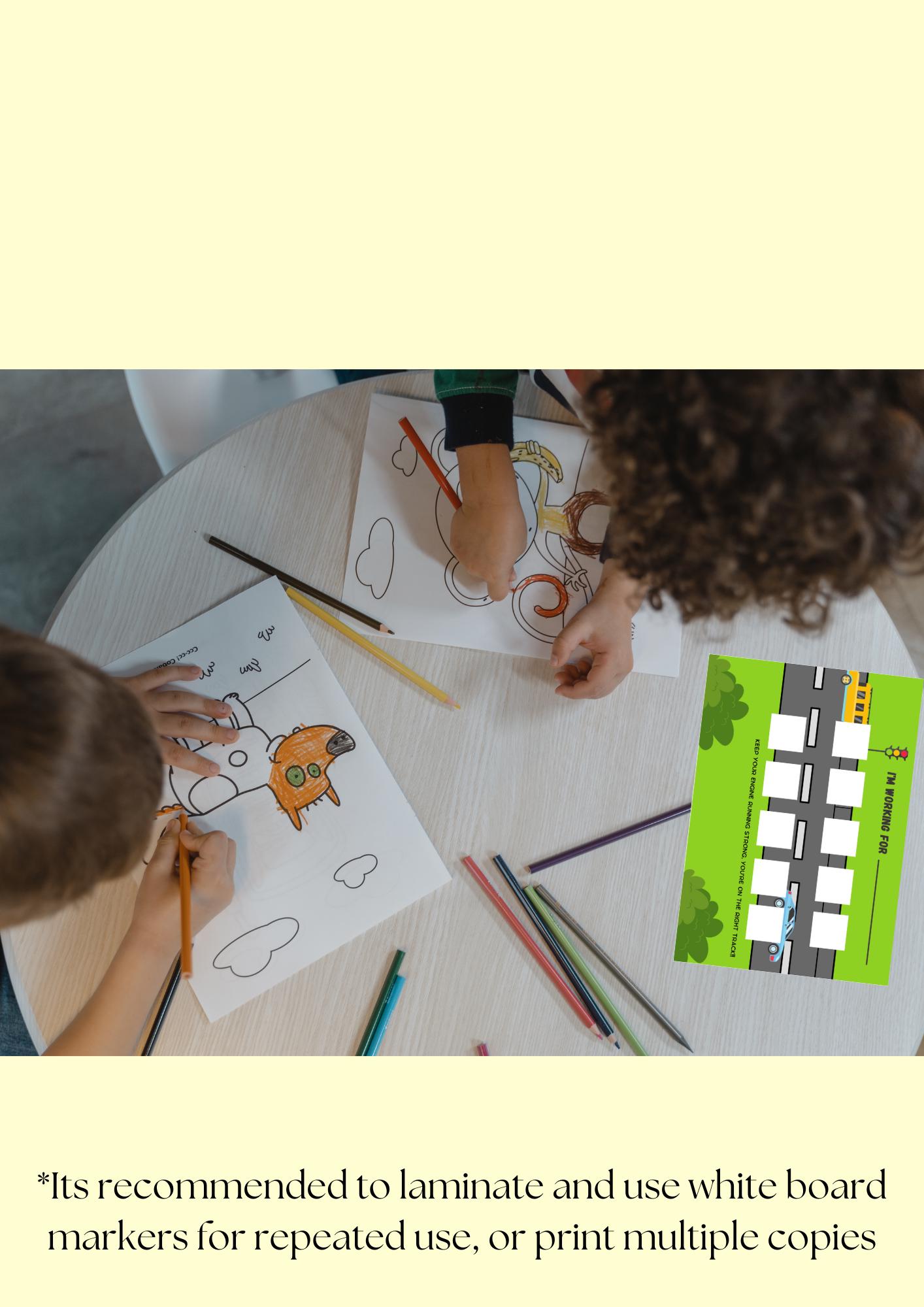 Reward Chart, Token Economy, Cars, Token Board, Behaviour Chart, Autism ...