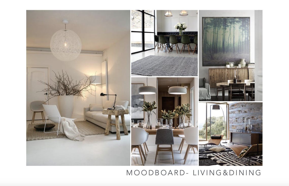 Custom Mood Board Creation – Interior Design Concept for Your Space ...