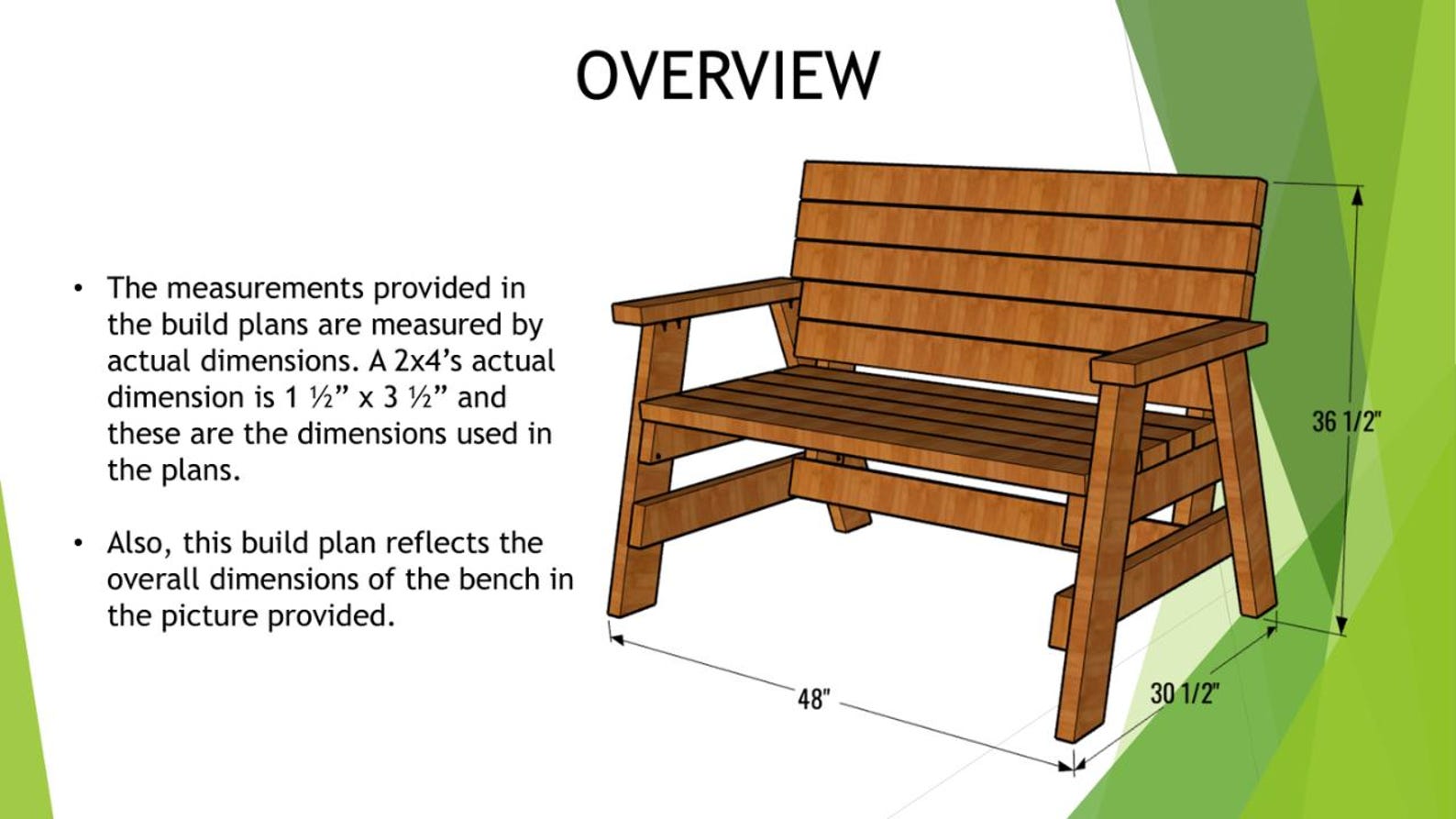Outdoor Bench Build Plans | PDF Download - Etsy
