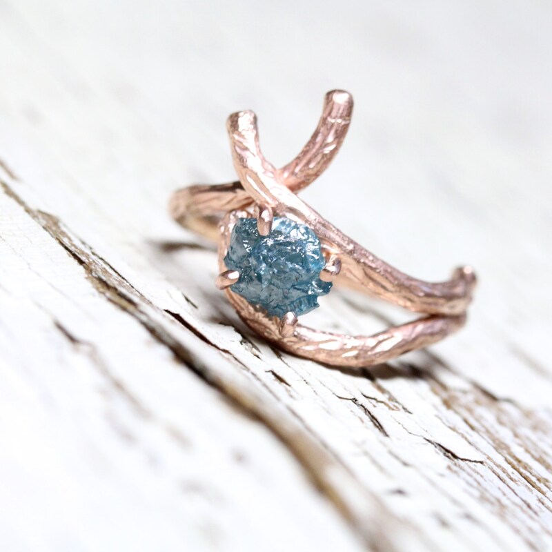 Branch Engagement Ring - Etsy