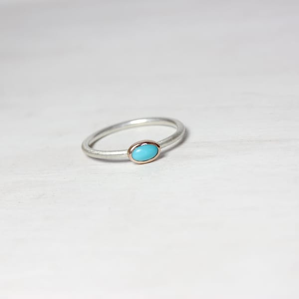 Tiny Turquoise Ring - Etsy