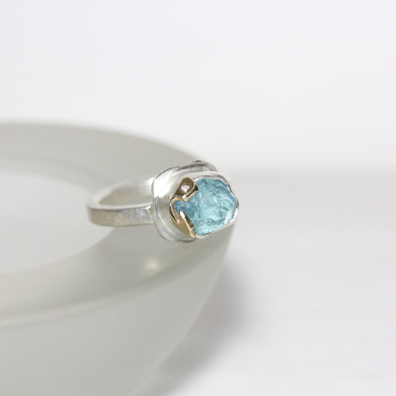 Aqua Ring - Etsy