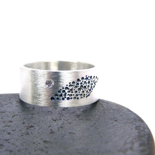 5mm Simple Silver Wedding Ring Flat Ring Plain Silver Band | Etsy