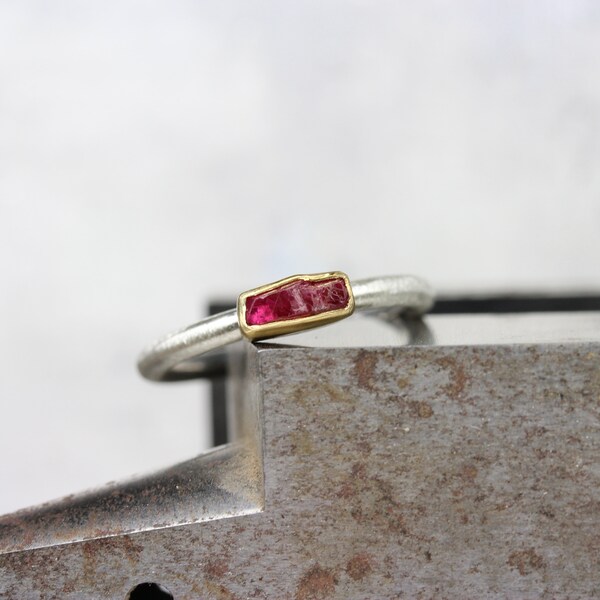 Raw Ruby Ring - Etsy