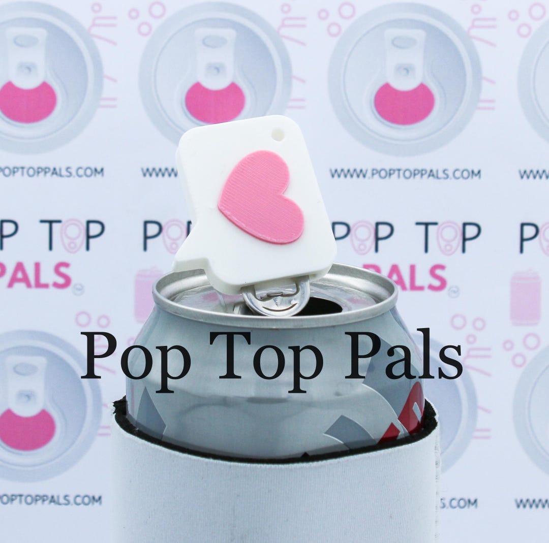 Pop Top Pal - Conversation Heart Pop Soda Can Tab Opener, Pop Top ...